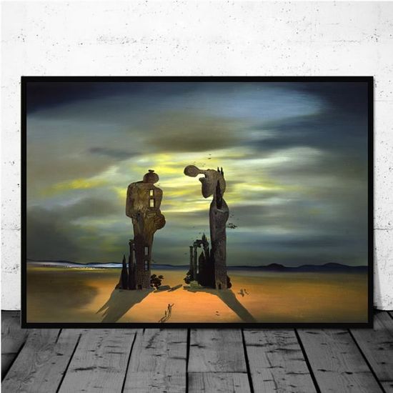 Tableau - Salvador Dali - Toile Surréaliste - 60x80cm - Décoration ...