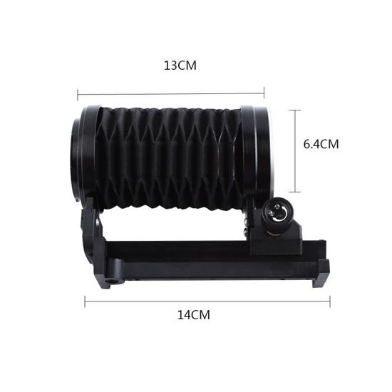 Soufflet macro - FDIT - Macro bellows - Blanc - Noir - Plastique - Mat ...