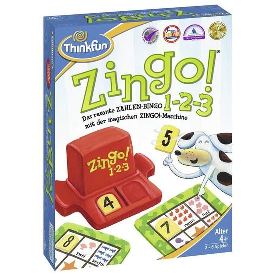 Ravensburger Thinkfun Zingo 12 Jeu de 3 - Jeu en langue allemande ...