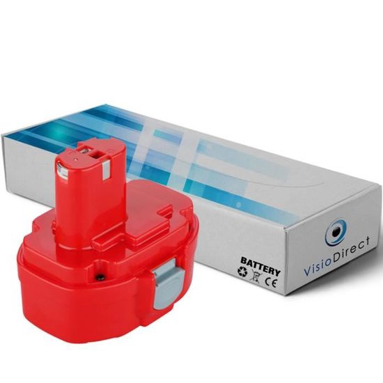Batterie pour MAKITA 8281D perceuse visseuse 14.4V 3000mAh - Cdiscount Bricolage
