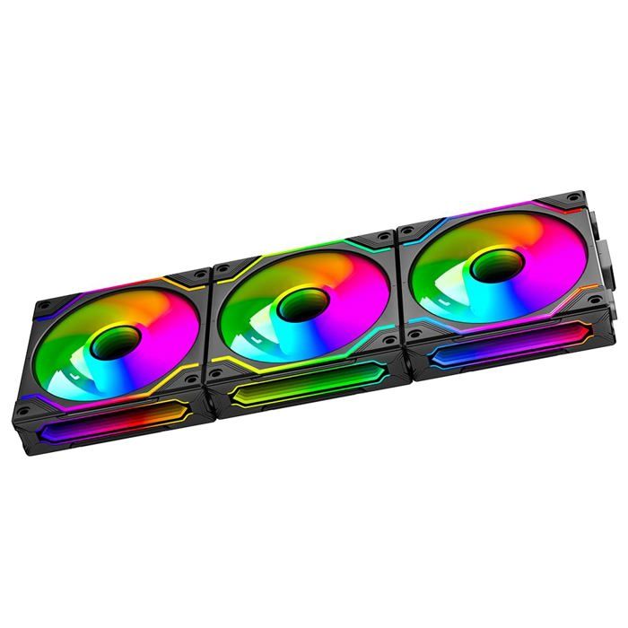 Magnetic Attraction RGB Fan,ARGB Daisy Chain Uni Fan,120 * 120 * 30mm ...