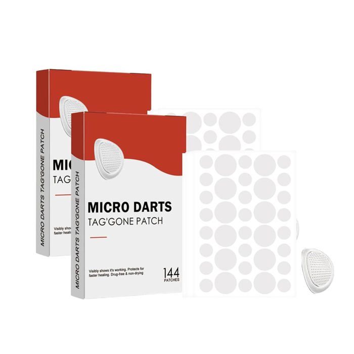 Pro MicroDarts TAG'Gone Skin Patches, Micro Pimple Plasters, Natural ...