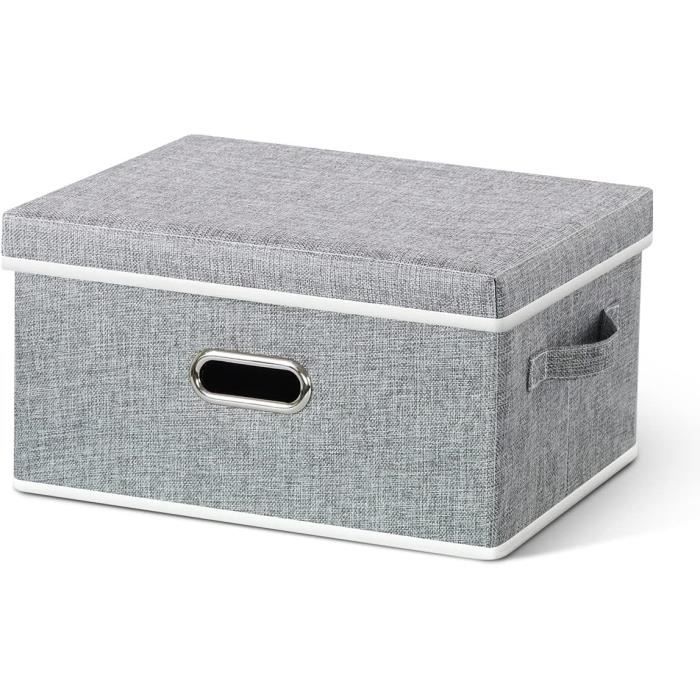Boîte De Rangement Avec Couvercle, Caisse De Rangement Pliable ...