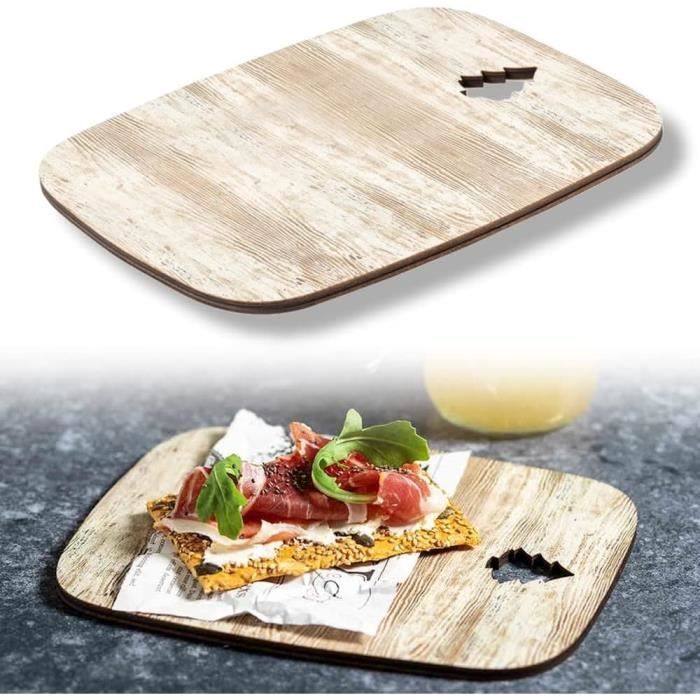 ANTEVIA - Planche à découper en bois motif sapin de Noël 21.5 x 17cm | PLUS DE 10 MODÈLES ...
