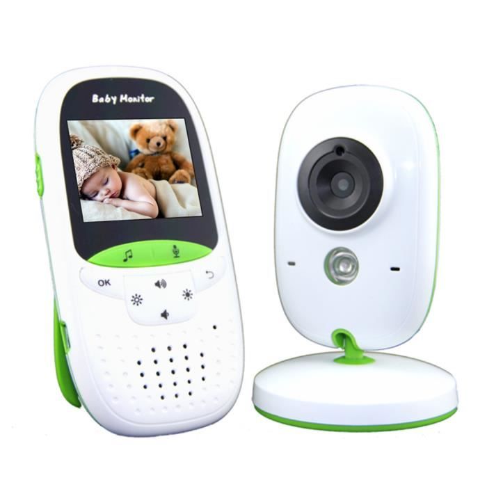 Moniteur de bébé sans fil LCD couleur de moniteur à cristaux liquides ...