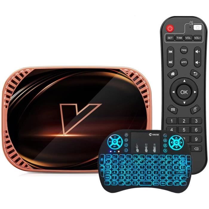 Android TV Box 11.0, VONTAR X4 S905X4 Ultra HD 8K HDR TV Box, 4 Go De ...
