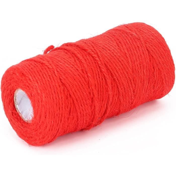 Corde de Chanvre Naturel 100M Corde de Chanvre Solide et Durable ...