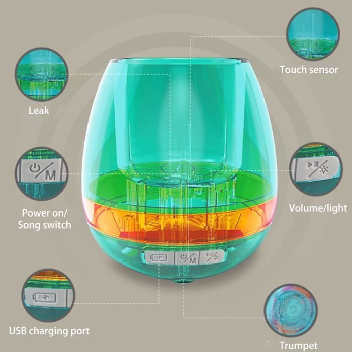 Drfeify Pot de plante musicale Pot de plantes musicales intelligent ...