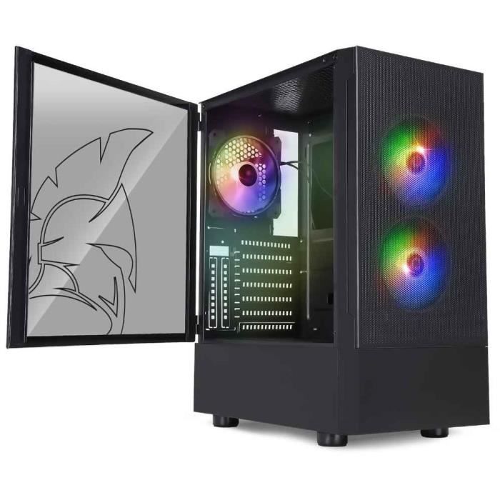 EMPIRE GAMING - Boitier PC Gamer Sapphire - ARGB Moyenne Tour ATX/Micro ...