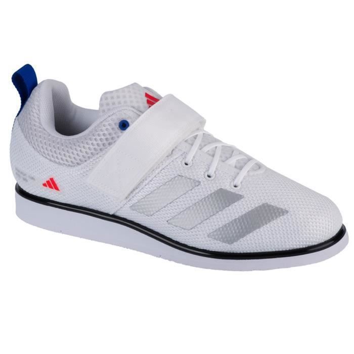 Chaussures de musculation Adidas Powerlift 5 - Homme - Blanc - Canvas ...