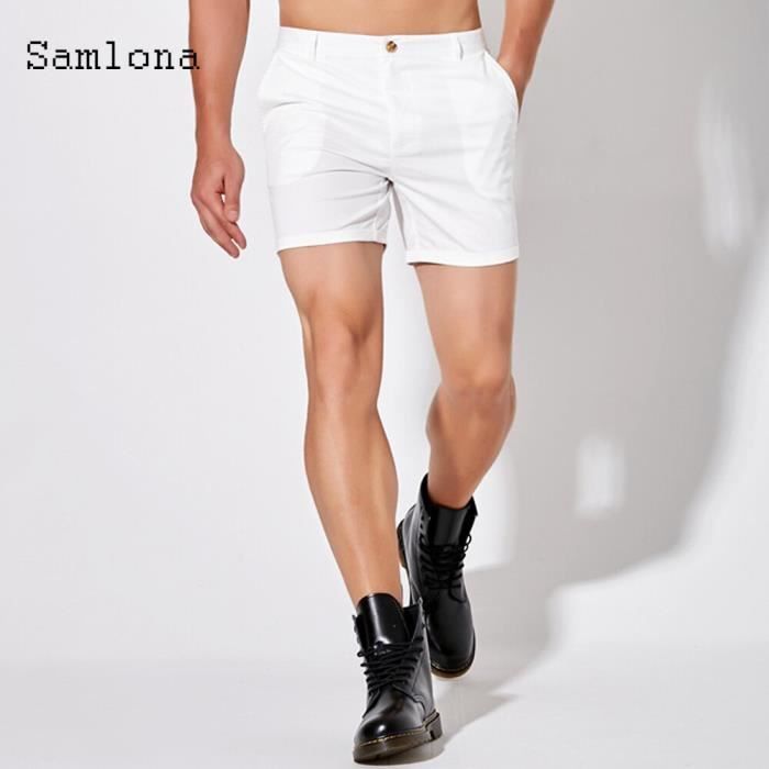 Short,court décontracté pour hommes, grande taille, décontracté ...