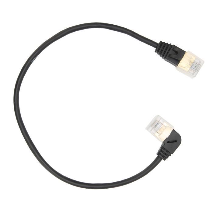 Qiilu Câble Ethernet Cat8 Câble Ethernet Cat 8 Câble Ethernet stable ...