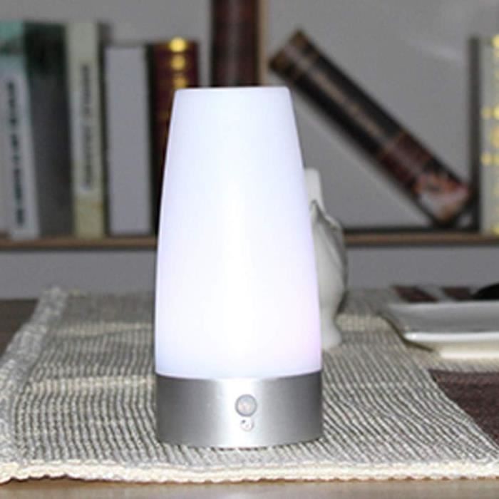 Veilleuse Lampe De Table À Piles À Del À Rétro-Éclairage De Nuit À ...