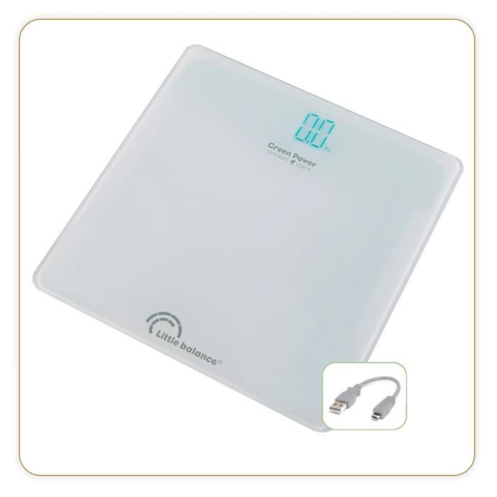 8656 Blue Tech Usb-R, Pèse-Personne Sans Pile, Rechargeable Usb ...