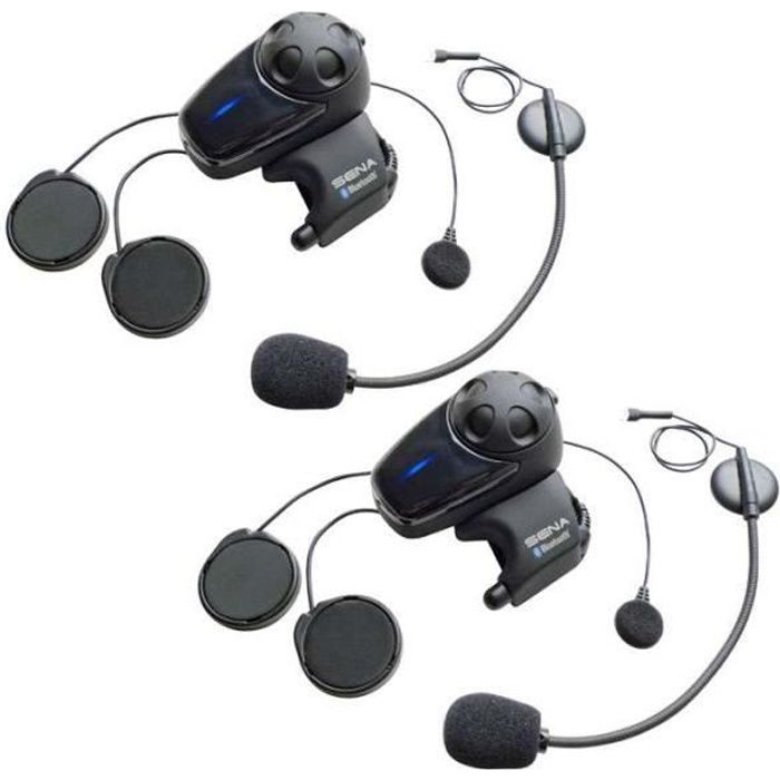 Intercoms Sena SMH10 DUAL (kit pour 2 personnes) - Cdiscount Auto