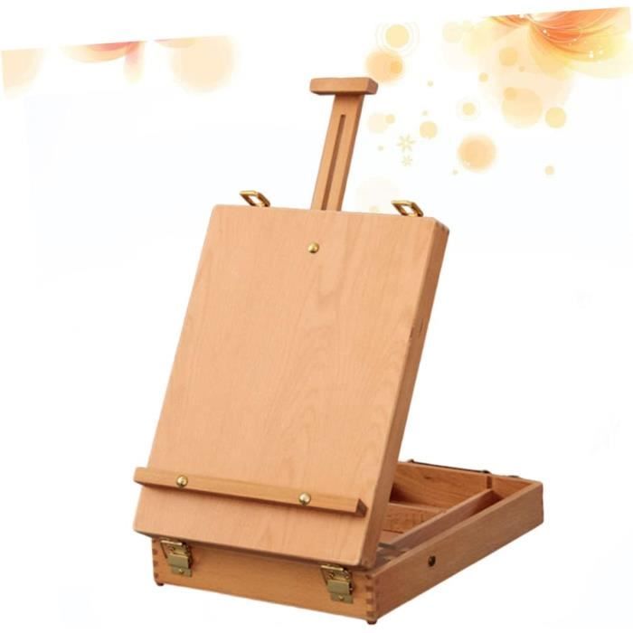 Boîte À Dessin Chevalets De Table For Peinture Chevalet De Table Boîte ...