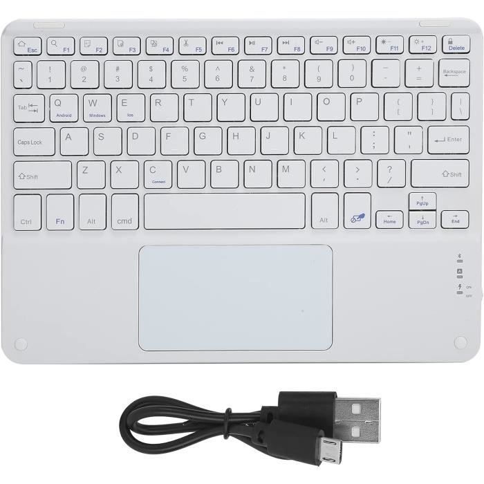 Clavier Bluetooth Ultra-Mince, Clavier Sans Fil Universel Avec Clavier ...