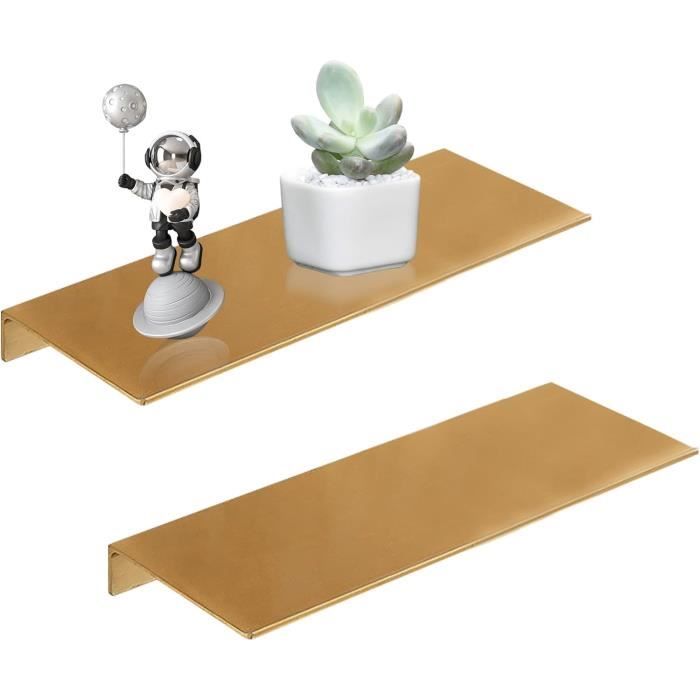 Étagères murales - TRAHOO - 2 Pièces Tablette Murale En Space Aluminum ...