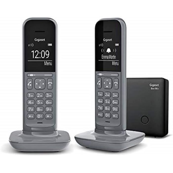 Cl390A Duo - Téléphone Fixe Sans Fil Au Design Moderne Avec Répondeur ...