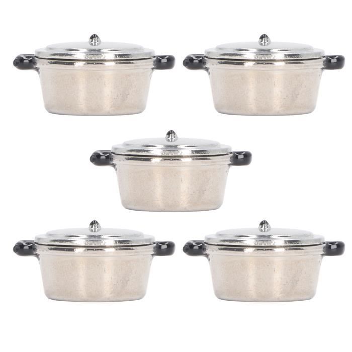 Modèle de mini pot de soupe 5Set Mini Soup Pot Modèle Simulé Cuisine ...