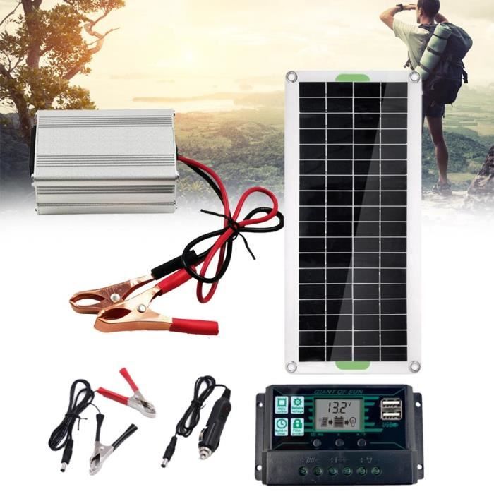 DBA Panneau Solaire 30W Panneaux Solaires Monocristallins ,Kit onduleur solaire pour bateaux et ...