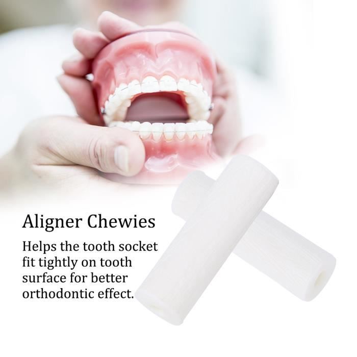 OLL Kits dentaires Aligner Chewies, Silicone Invisible Correction ...