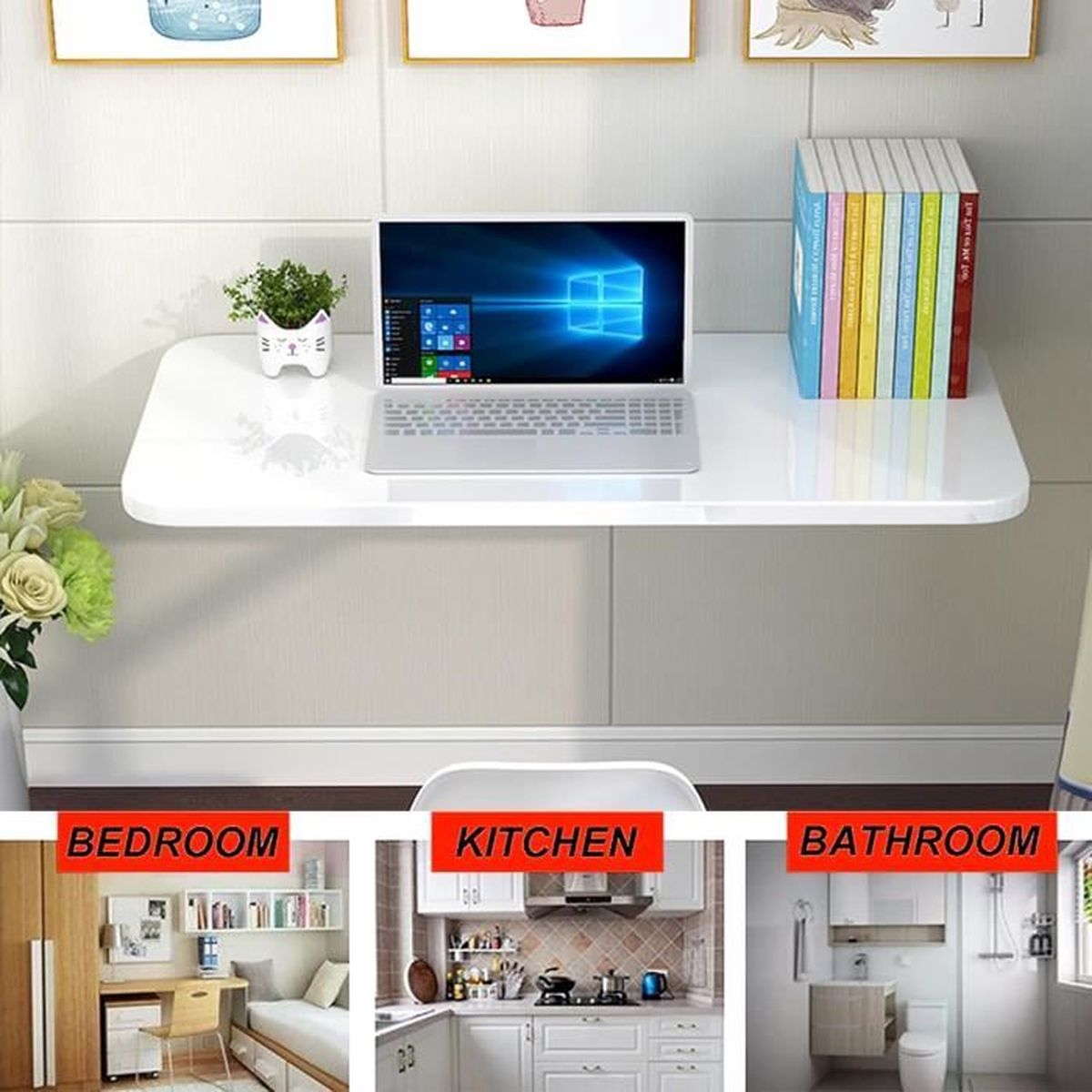 Table Pliante Murale, Table Murale Rabattable Cuisine, Tables De Salle ...