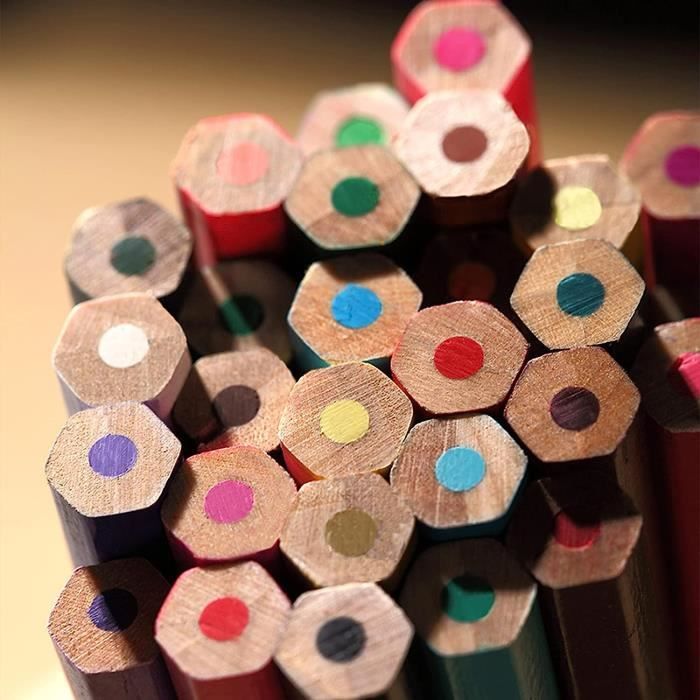 Ensemble De Crayons À Colorier, Crayons De Couleur 72-120-160 Couleurs ...