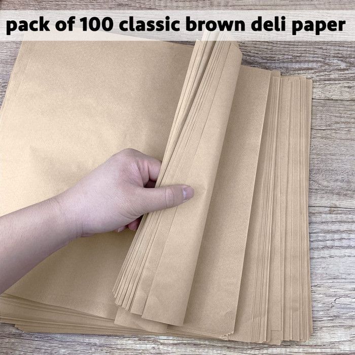 100 feuilles de papier sulfurisé, résistant aux graisses, pour ...