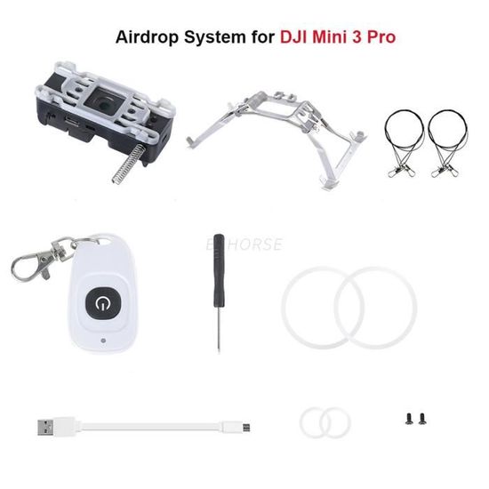 Pour Mini 3 Pro - Système De Lancer D'airdrop, Appât De Pêche, Livraison Parabolique, Cadeau ...