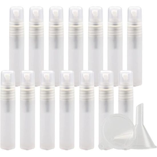 50 Pièces 5ml Vaporisateur Vide, Mat Transparent Petits Vaporisateur en ...