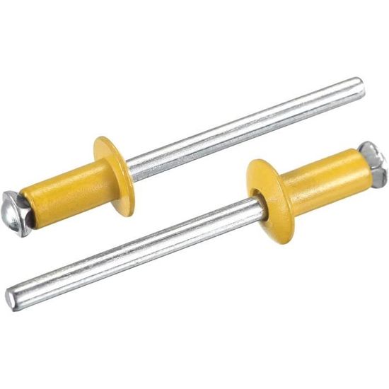 Sourcing Map Rivets Aveugles 5mm X 10mm Aluminium Ouvert Terminal Plat ...