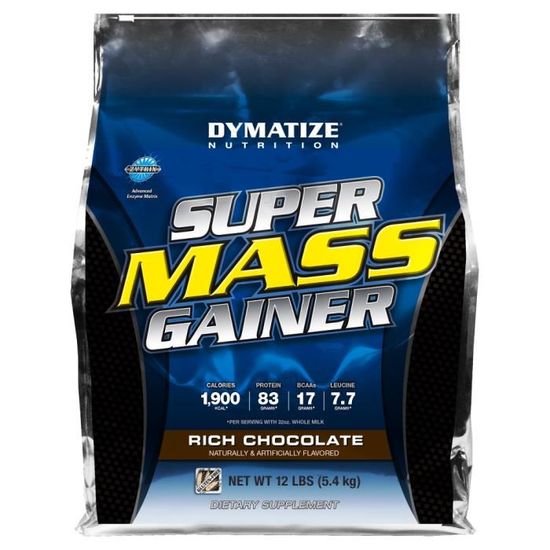 Super Mass Gainer bag 12 lbs (5443g) (Chocolat Intense) - Cdiscount Sport