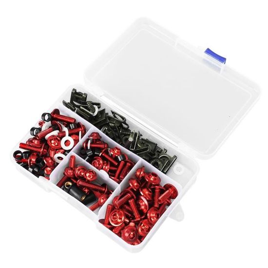 EIF Kit De Boulons De Carénage De Moto 177 Pcs Moto Carénage Boulon Kit ...