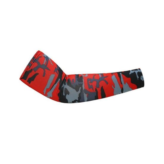 Manchon Bras - Camouflage Red - Respirant - Multisport - Mixte Blanc ...