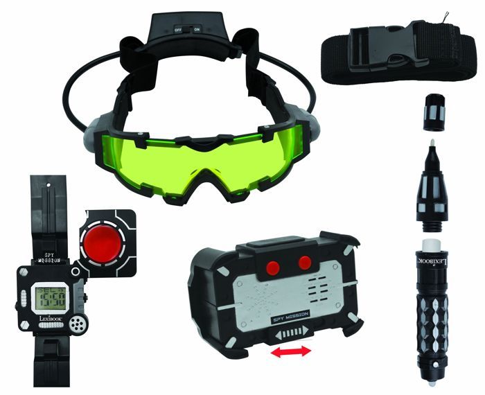 Un kit d'espionnage complet avec tous les outils nécessaires ...