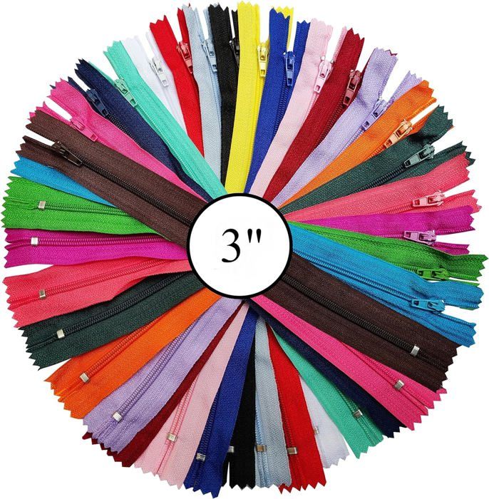 Nylon fermeture éclair | Zippers pour l'artisanat de couture | 20 ...