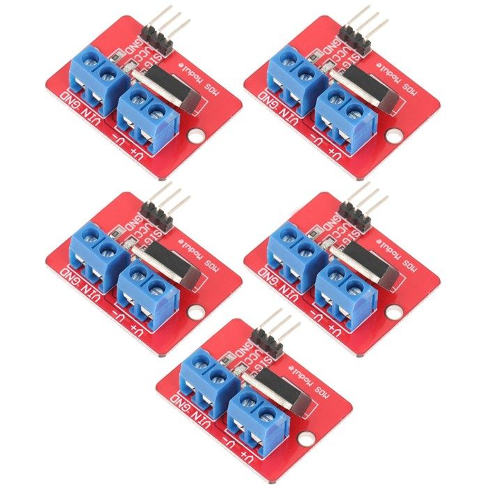 Cocosity Pack 5 Modules Driver MOSFET 3.3V/5V - Sortie PWM 0‑24V ...