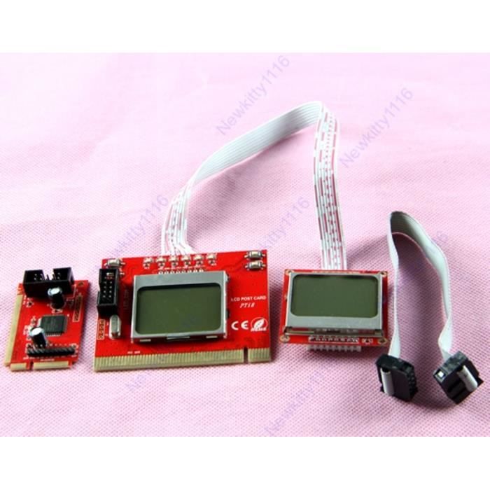 Mini PCI-E PCI LPC, analyseur de Diagnostic, double écran LCD, cartes ...