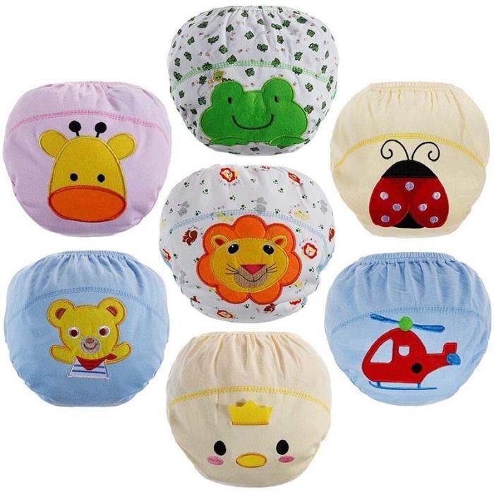 Culottes d'apprentissage Bébé, Culotte Bébé Fille en 100% Coton pour ...