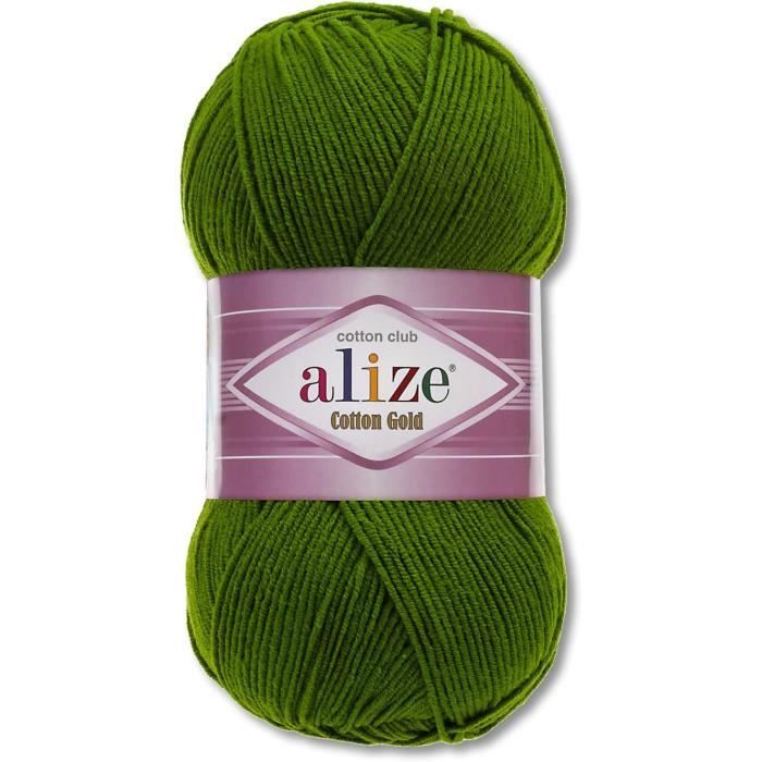 Alize - 100 G De Laine De Qualité Supérieure - Coton Doré - 59 Fils D ...