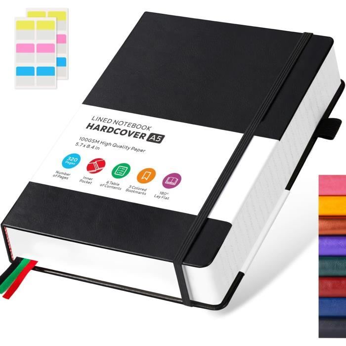 Carnet De Notes A5, Cahier Ligné De 320 Pages, 14 X 21 Cm, Bullet ...