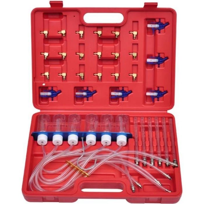 Magnifique Kit test debit pour injecteur a rampe commune et adaptateurs ...