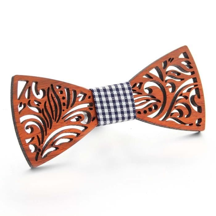 La couleur rouge Nœud papillon en bois pour enfants , mignon, Type ...