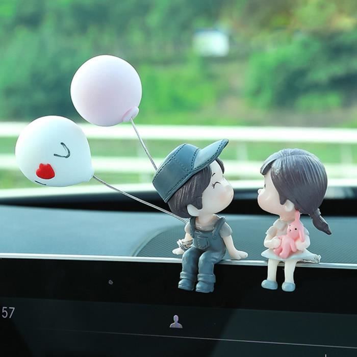 Ballon rose2 - Figurines De Couples De Dessin Animé Mignon Pour Fille ...