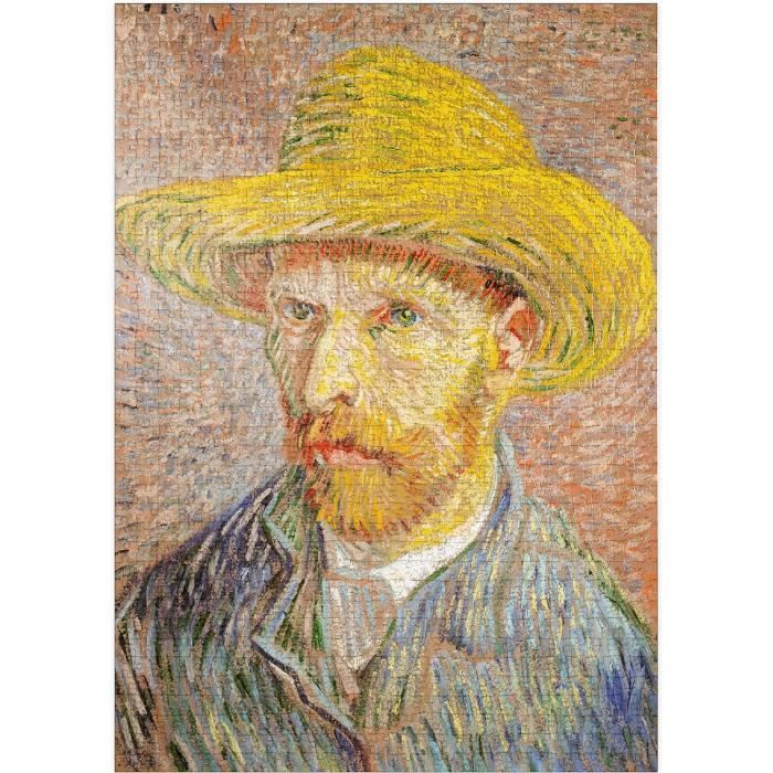 Autoportrait Au Chapeau De Paille (1887) Par Vincent Van Gogh - Premium ...