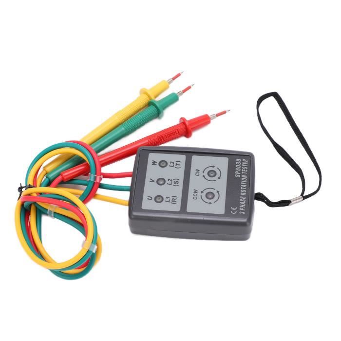 SP8030 Compteur De Rotation De Séquence De 3 Phases Testeur De Rotation ...