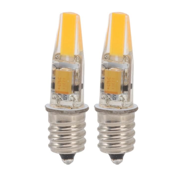 Ampoule LED E12 - DIO766 - 2W - 12V - Blanc chaud - Économie d'énergie ...
