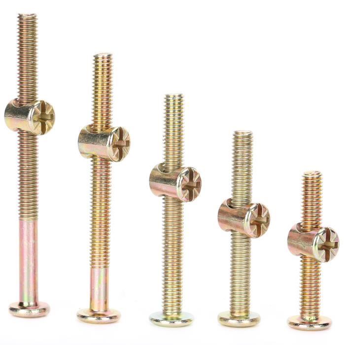 100 pièces Écrou à vis M6 Kit 'assortiment 'écrous à vis en acier au ...