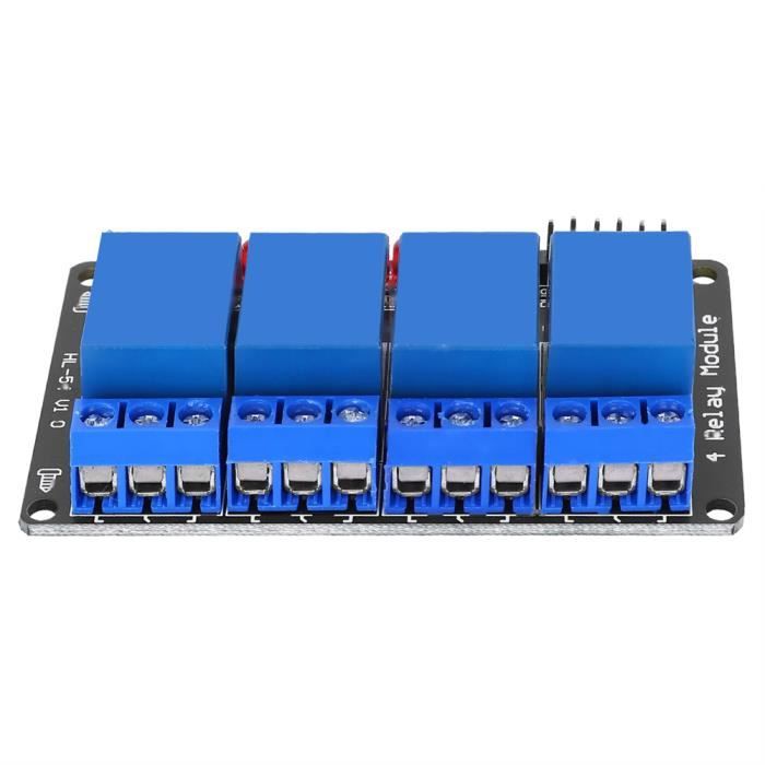 EJ.life Module relais 4 canaux Module de Relais 4 Voies Plaque Noire 3V ... EJ.life Module relais 4 canaux Module de Relais 4 Voies Plaque Noire 3V ...